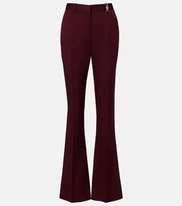 Versace Wool Flared Trousers