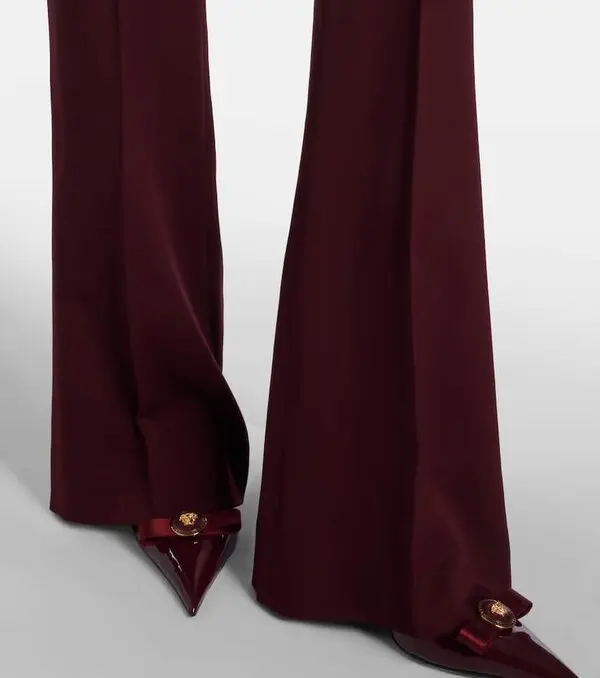 Versace Wool Flared Trousers