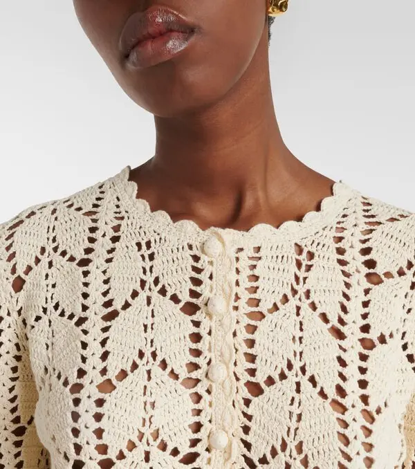 Zimmermann Crochet Cotton Top