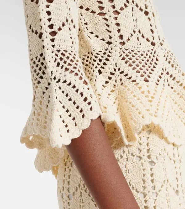 Zimmermann Crochet Cotton Top