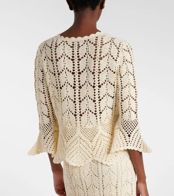 Zimmermann Crochet Cotton Top