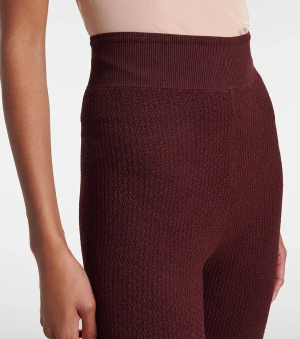 Chloé Knitted Capri Pants - Brown