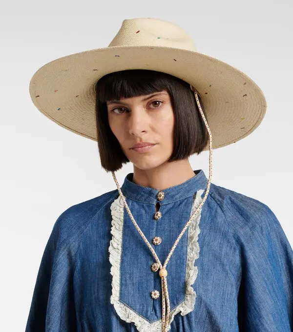 Zimmermann Straw Cowboy Hat
