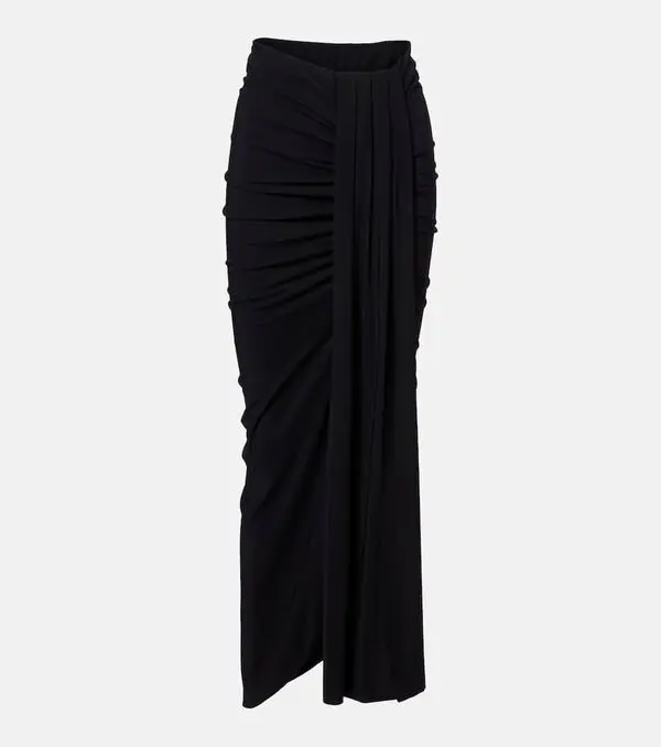 Roberto Cavalli Draped Midi Skirt