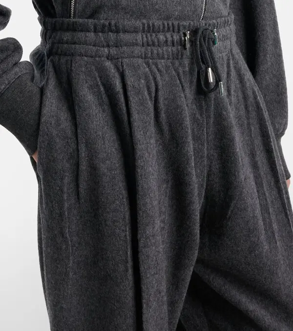 Prada Wool And Cashmere Tapered Pants