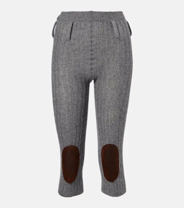 Prada Wool And Cashmere Capri Pants