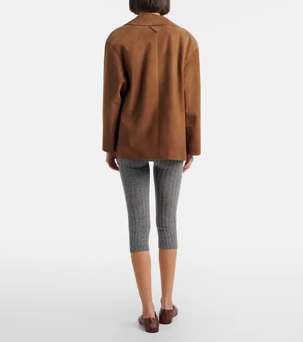 Prada Wool And Cashmere Capri Pants