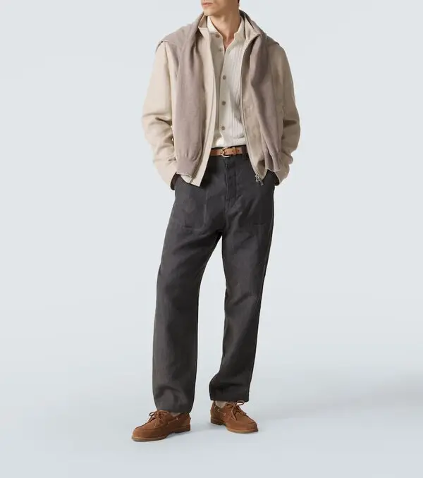 Brunello Cucinelli Ribbed Cotton Shirt