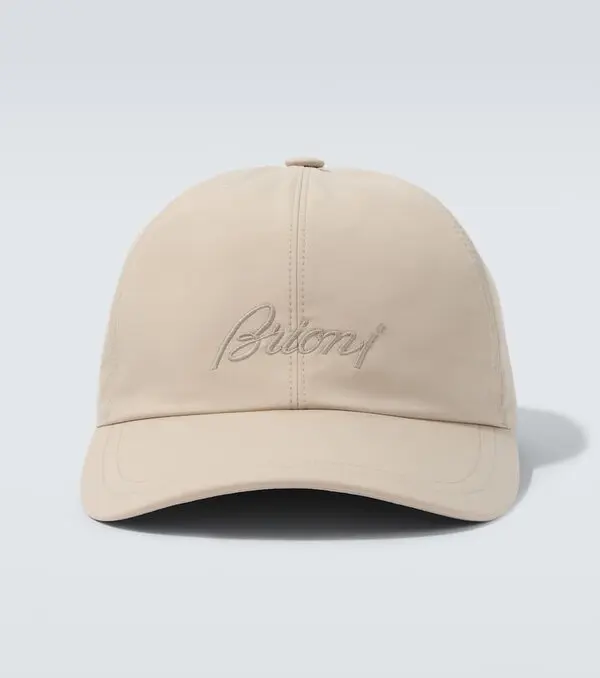 Brioni Embroidered Baseball Cap - Beige
