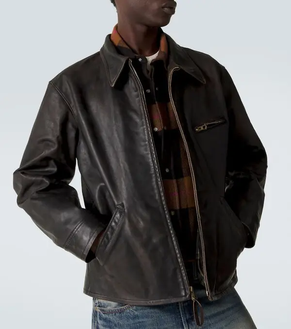 Ralph Lauren Lynton Leather Biker Jacket