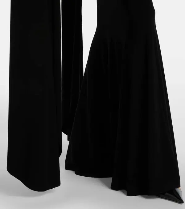 Norma Kamali Draped Off-shoulder Jersey Gown