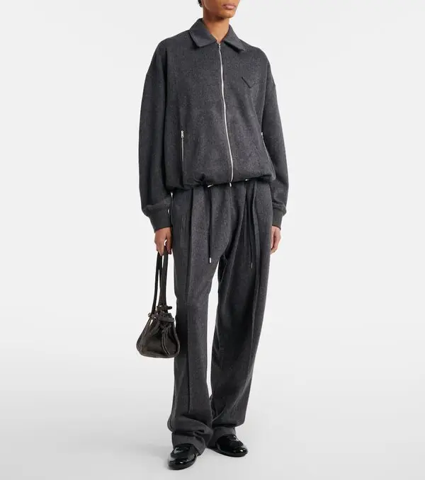 Prada Wool And Cashmere Blouson Jacket