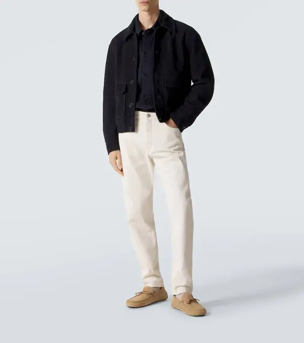 TOD'S Suede Driving Shoes