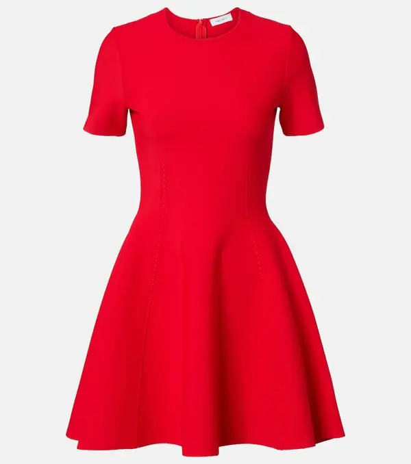 Alexander McQueen Faille Minidress