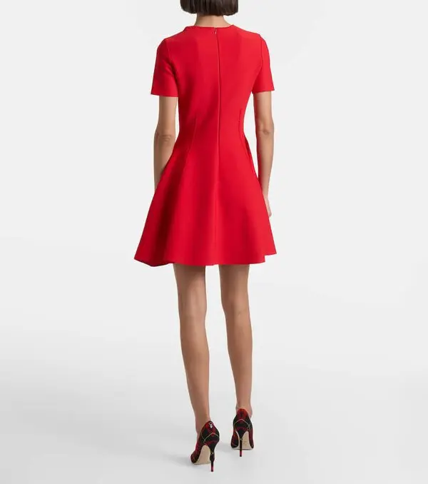 Alexander McQueen Faille Minidress