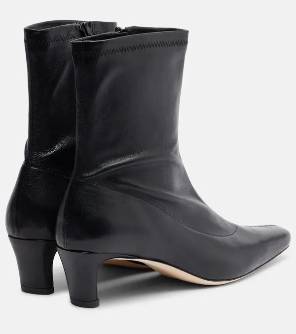 Staud Wally Leather Ankle Boots