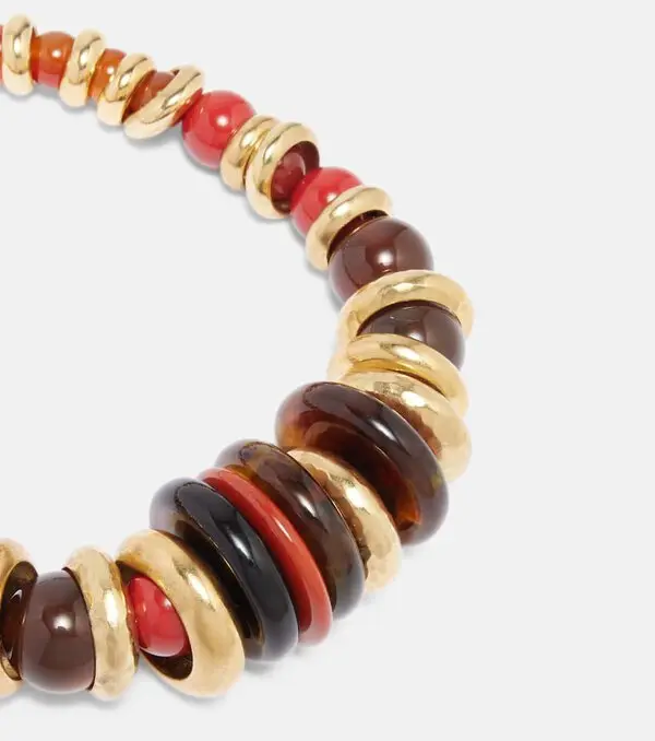 Saint Laurent Loulou Beaded Choker
