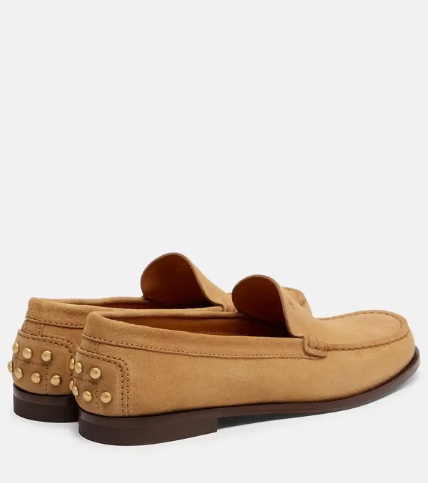 TOD'S Suede Loafers - Beige