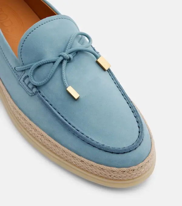 TOD'S Suede Loafers - Blue