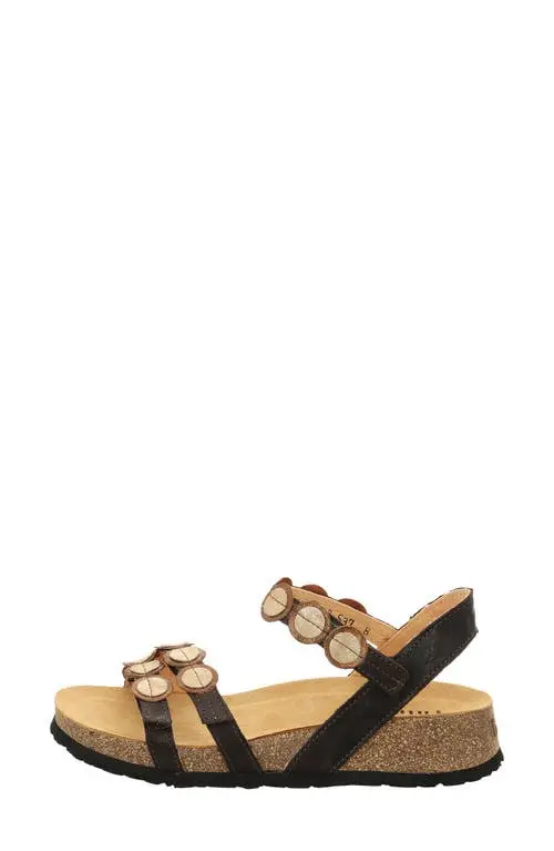 Think! Koak Ankle Strap Sandal - Espresso/kombi