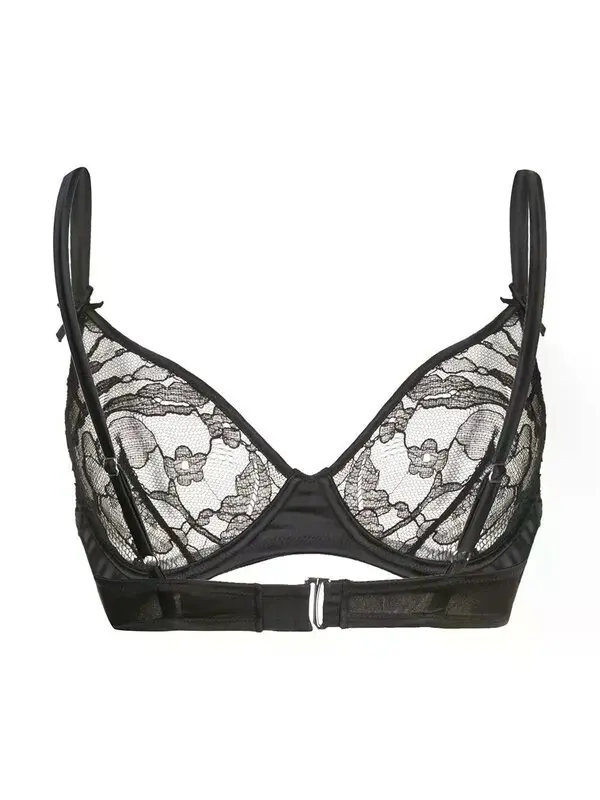 FLEUR DU MAL Magnolia Lace Unlined Demi Bra
