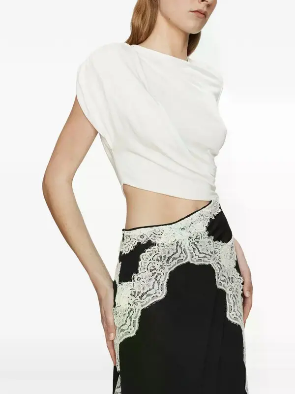 Christopher Esber Twisted Lace Tee Dress