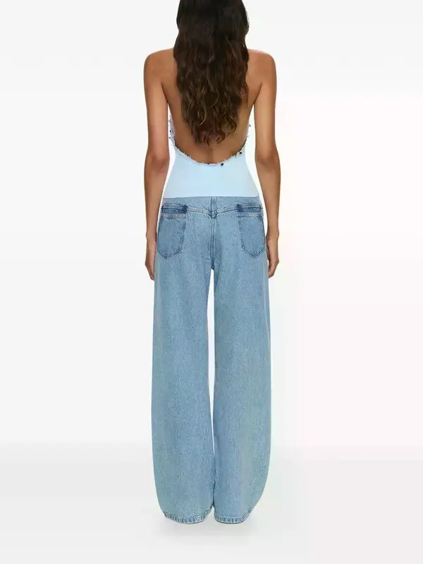 Christopher Esber Beach Quartz Halter Top - Blue