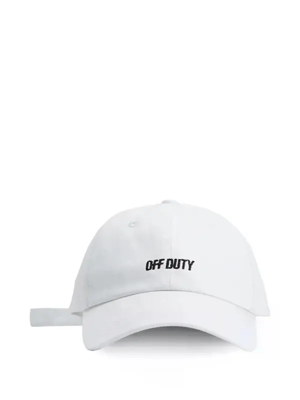 OFF DUTY Neith Logo Baseball Cap - White