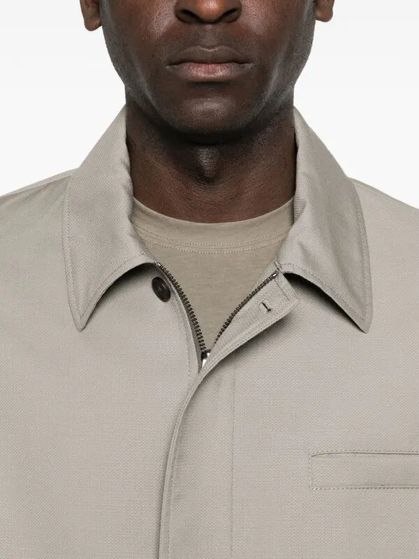 Emporio Armani Wool Jacket - Grey