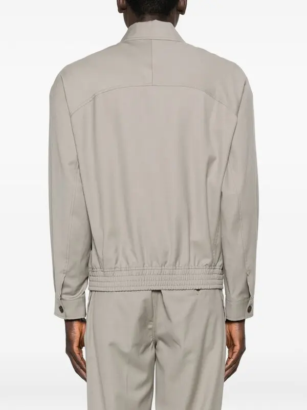 Emporio Armani Wool Jacket - Grey