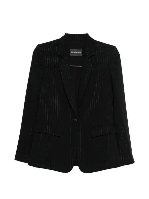 Emporio Armani Pinstripe Single-breasted Blazer