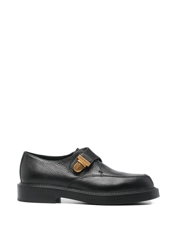 Emporio Armani Leather Brogues - Black