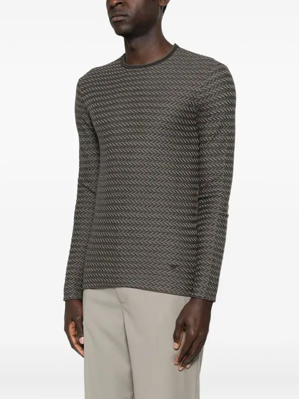 Emporio Armani Wool Crewneck Sweater