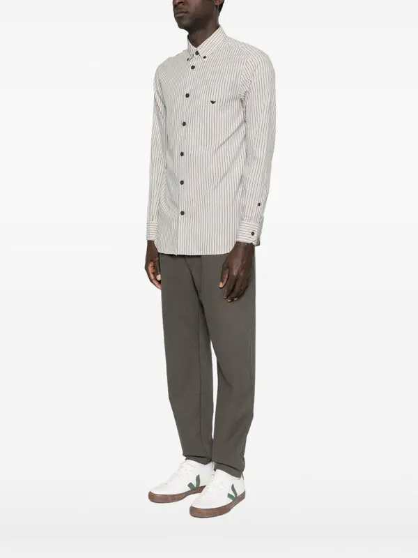 Emporio Armani Striped Cotton Shirt