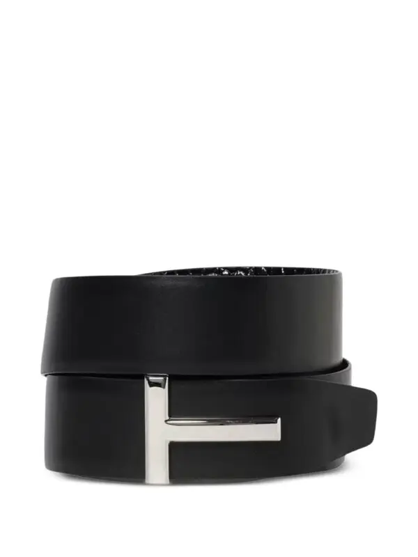 TOM FORD Leather Belt - Black