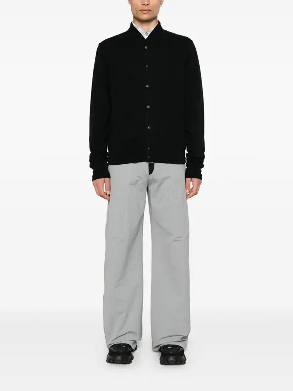 Givenchy Cotton Blend Knit Bomber Jacket