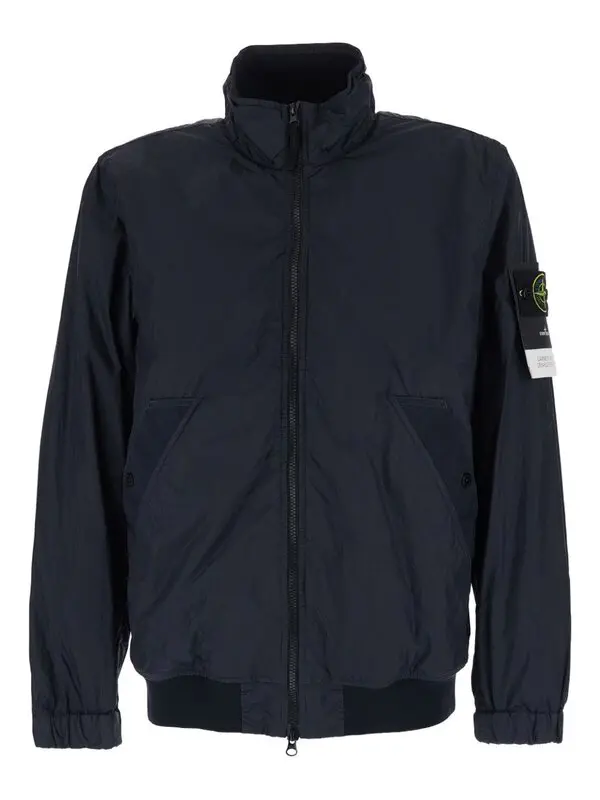 Stone Island Zipped Blouson Jacket - Blue