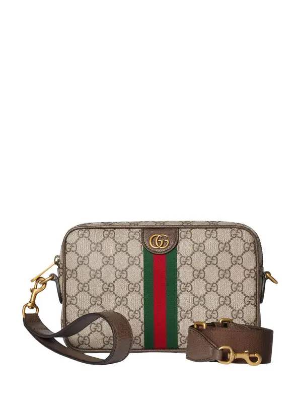 Gucci Ophidia Gg Crossbody Bag - Brown