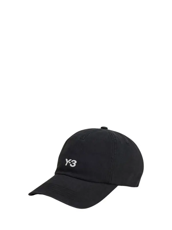 Y3 Logo Baseball Cap - Black