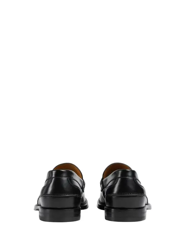Gucci Leather Loafers - Black