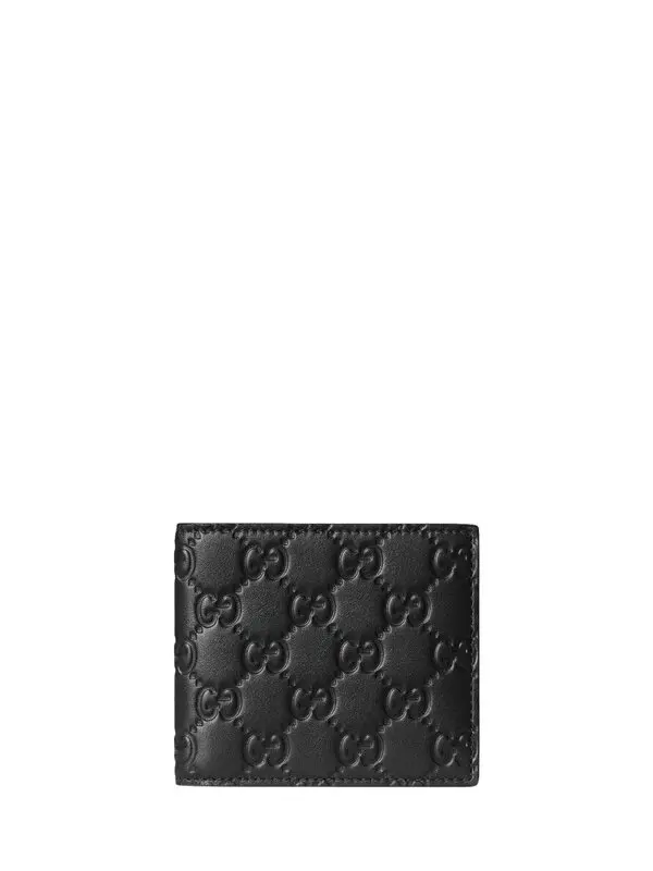 Gucci Gg Emblem Bi-fold Wallet - Black