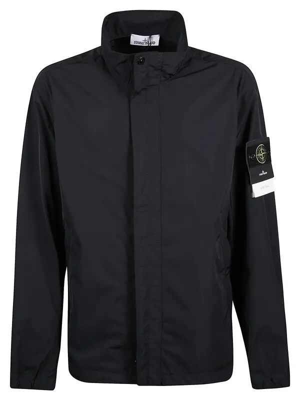 Stone Island Zip-up Blouson Jacket - Black