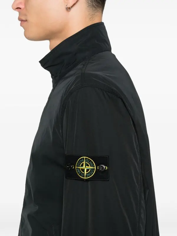 Stone Island Zip-up Jacket - Black