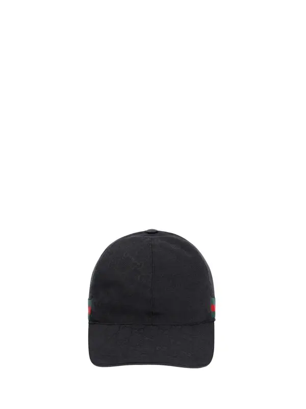 Gucci Gg Supreme Baseball Cap - Black