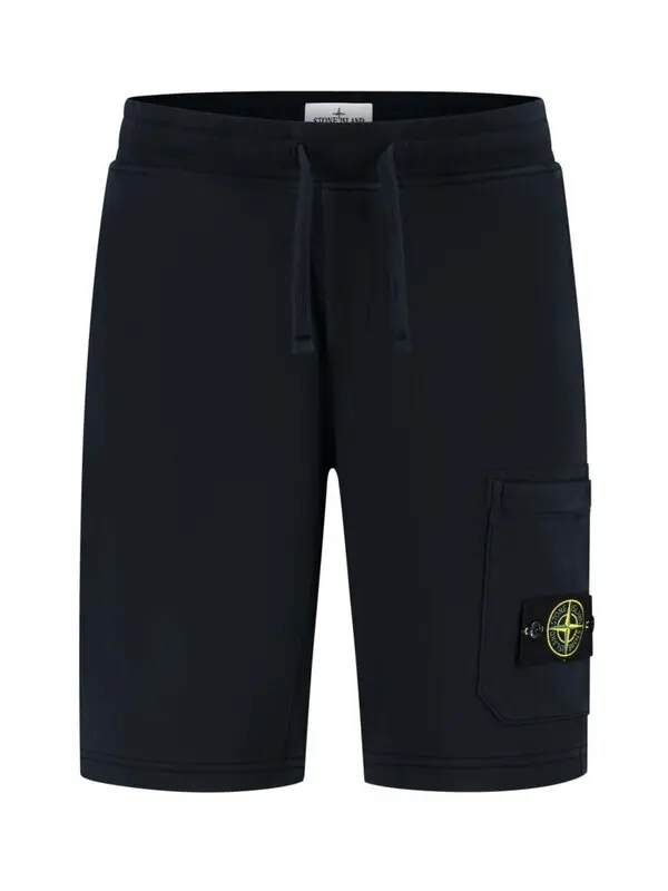 Stone Island Bermuda Shorts With Logo Patch