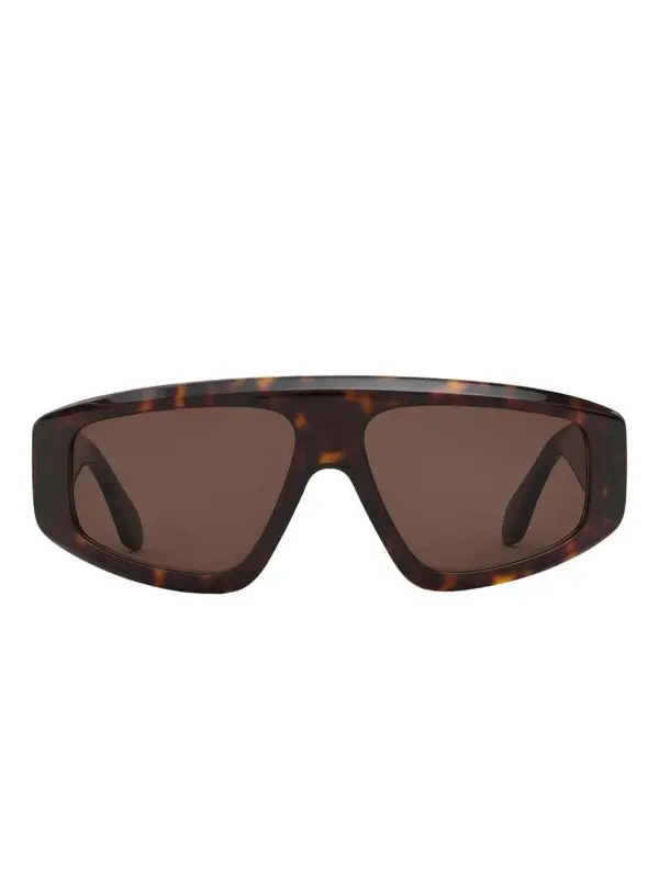 Alaïa Mask 92 Sunglasses - Brown