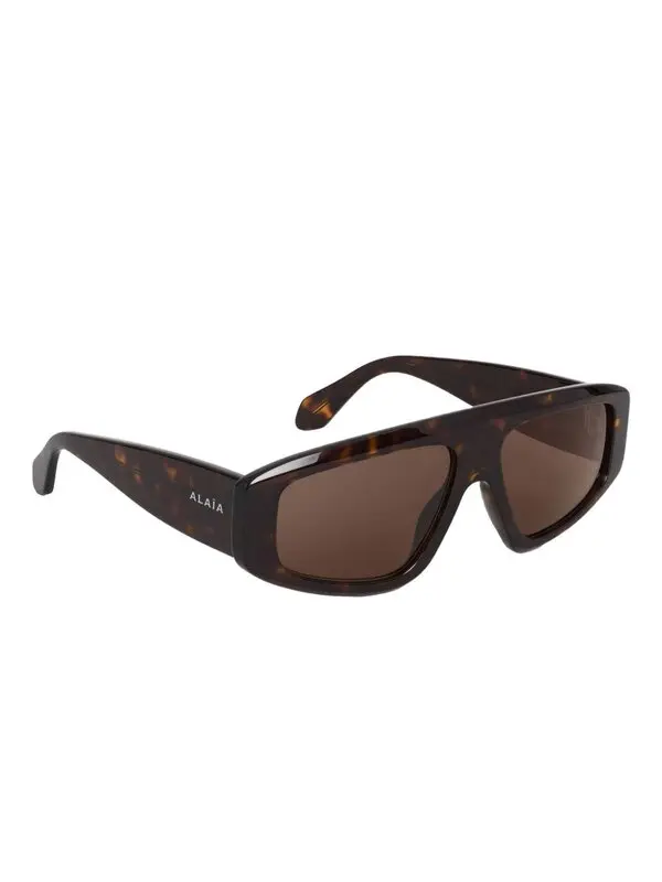 Alaïa Mask 92 Sunglasses - Brown