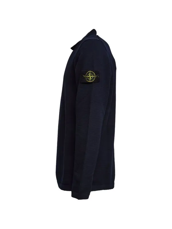 Stone Island Polo Shirt With Logo - Blue