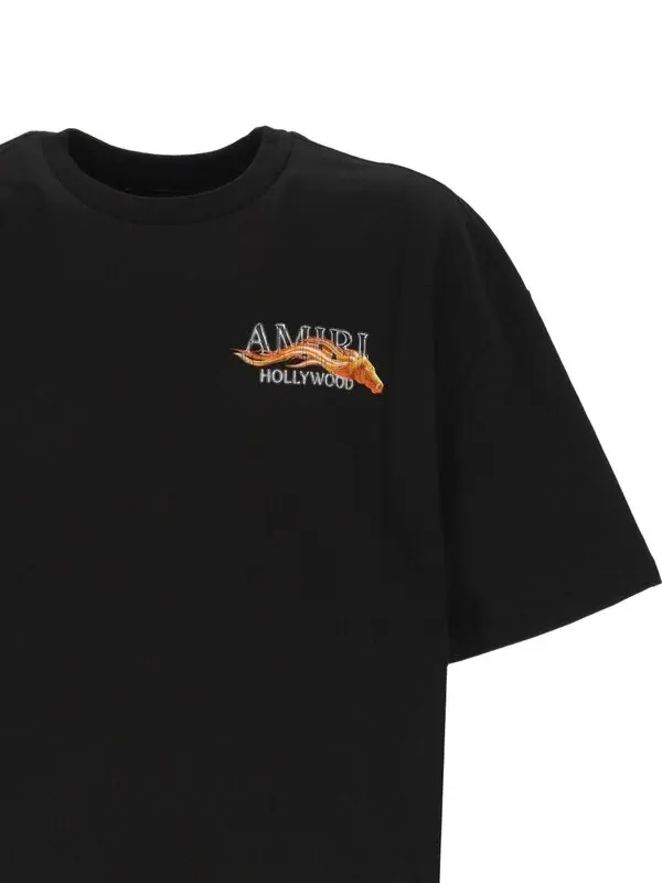 Amiri T-shirt With Logo - Black