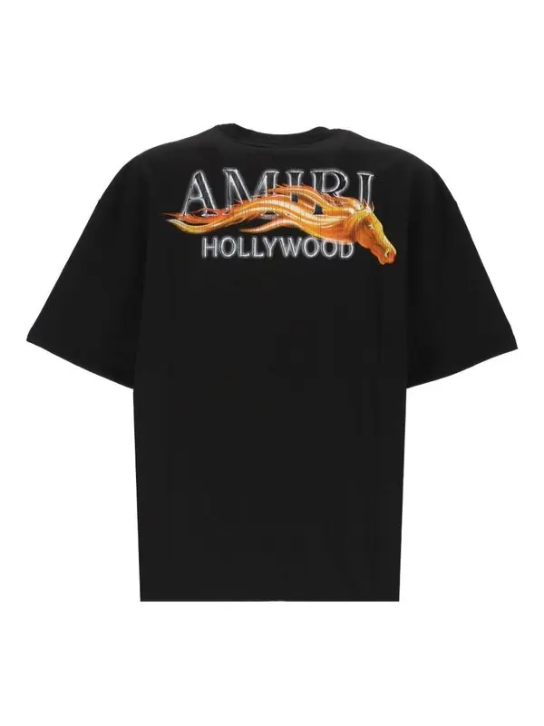 Amiri T-shirt With Logo - Black